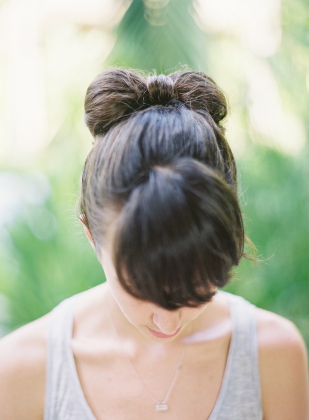 Bow Bun Tutorial Best Wedding Blog Grey Likes Weddings